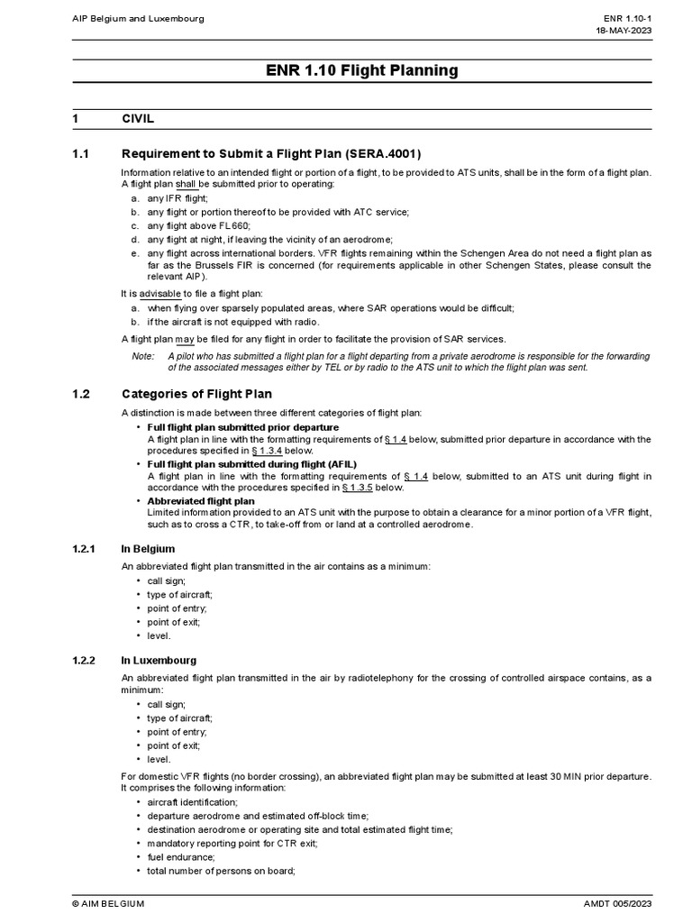 EB ENR 1 10 en | PDF | Informática