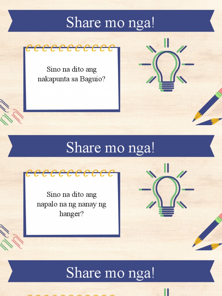 Pagbabahagi NG Karanasan | PDF