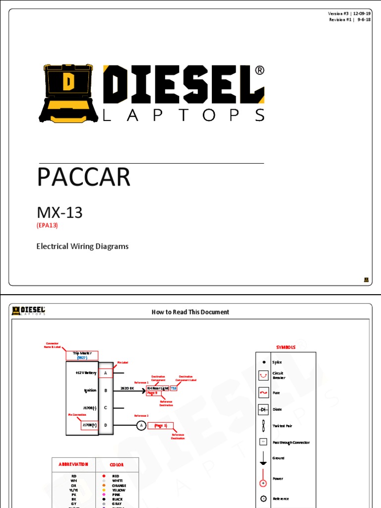 Paccar Mx 2013 Emissions Mx 13 Epa 2013 16 Pdf Turbocharger Fuel Injection