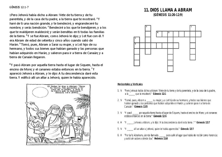 Génesis 12 Dios Llama A Abram | PDF