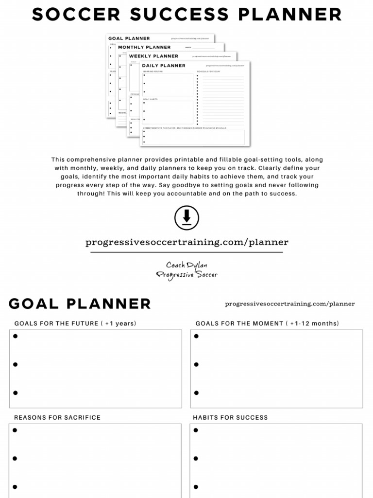 The Soccer Success Planner | PDF
