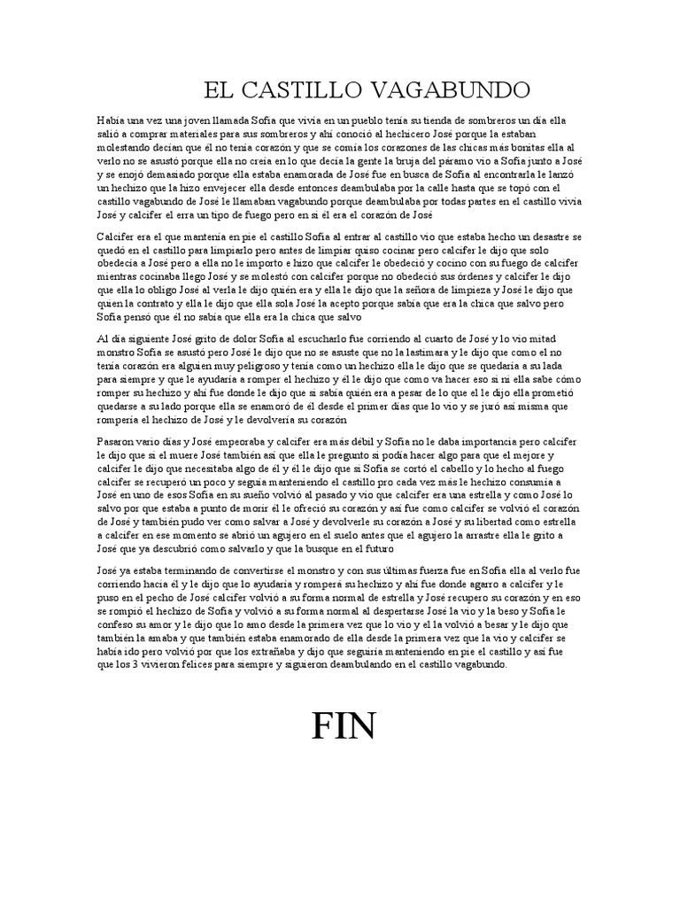 El Castillo Vagabundo | PDF