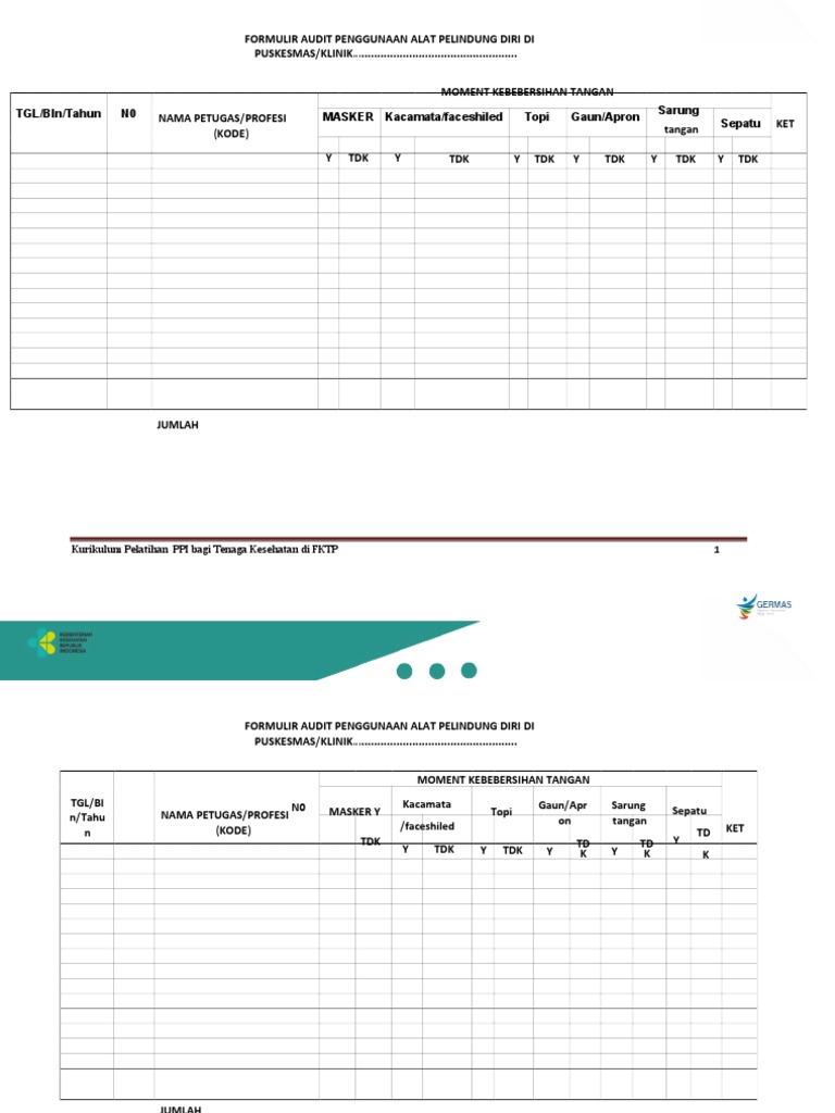 2.formulir Audit Ppi | PDF