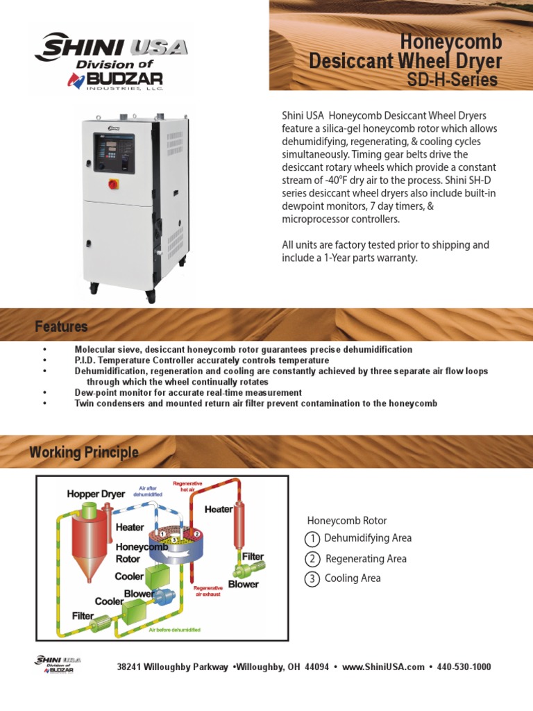 SD H Desiccant Dryer 1 | PDF | Materials | Equipment