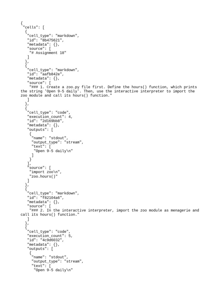 Assignment18 PythonBasic | PDF | Computer Science | Software Development