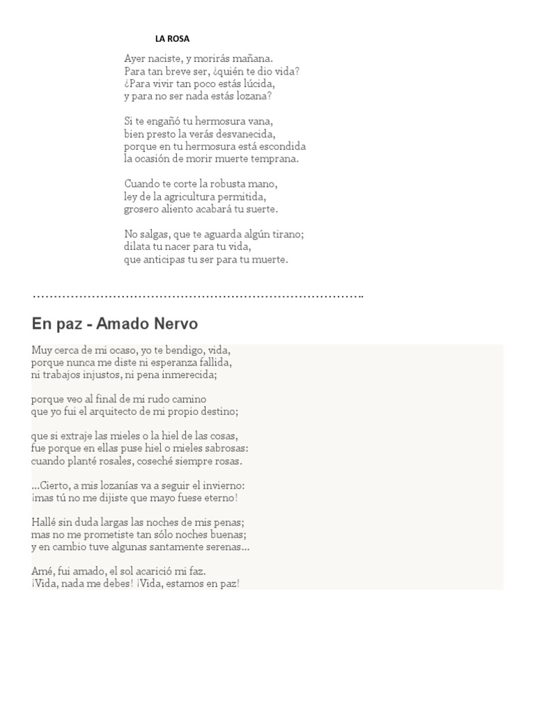 La Rosa | PDF