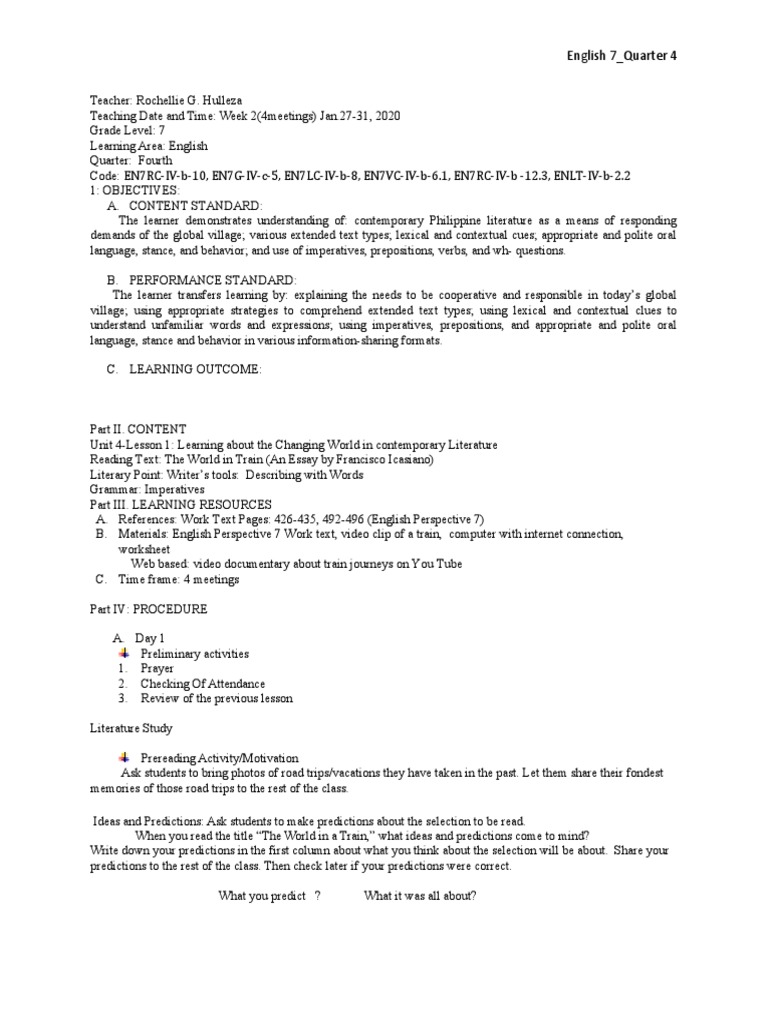 English 7 | Download Free PDF | Essays | English Language