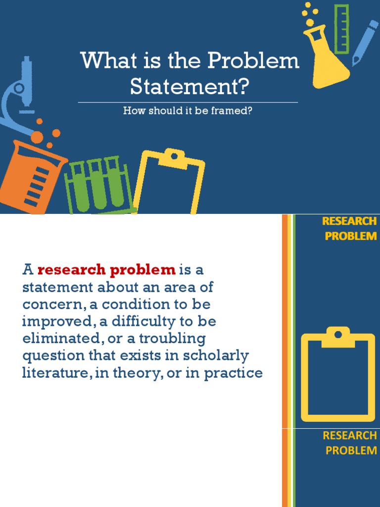 What Is The Problem Statement | Download Free PDF | Scientific Method ...