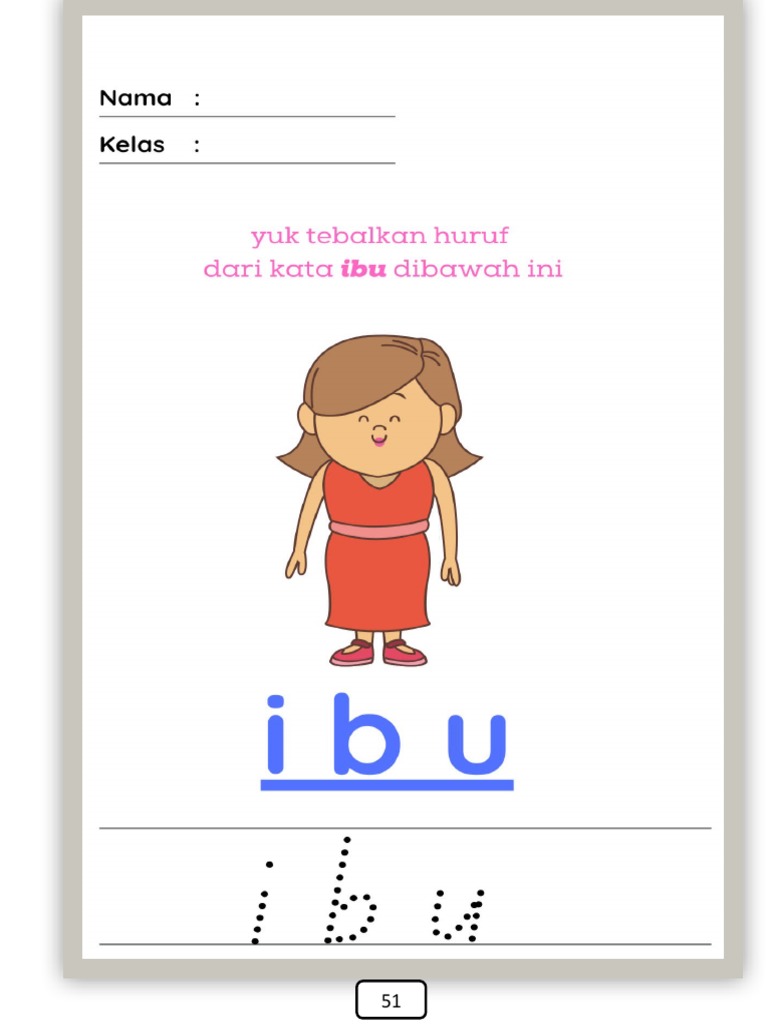 MINGGU 16 Menebalkan Kata Ibu | PDF