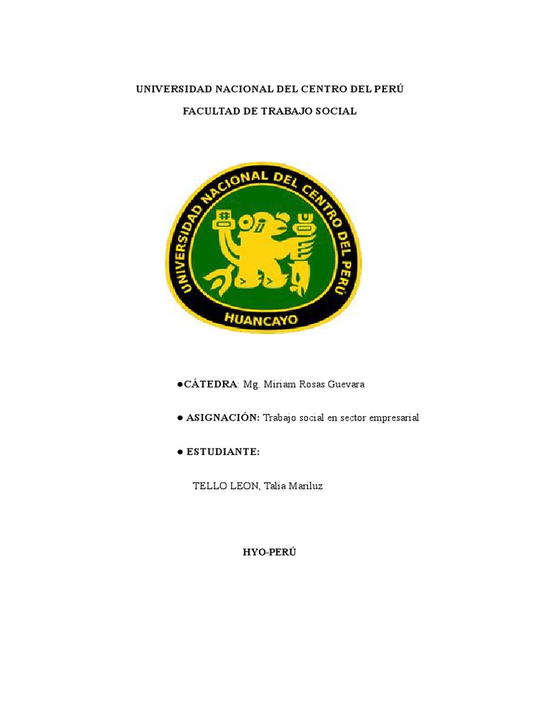 Resumen - Tello Leon | PDF | Business | Sociedad