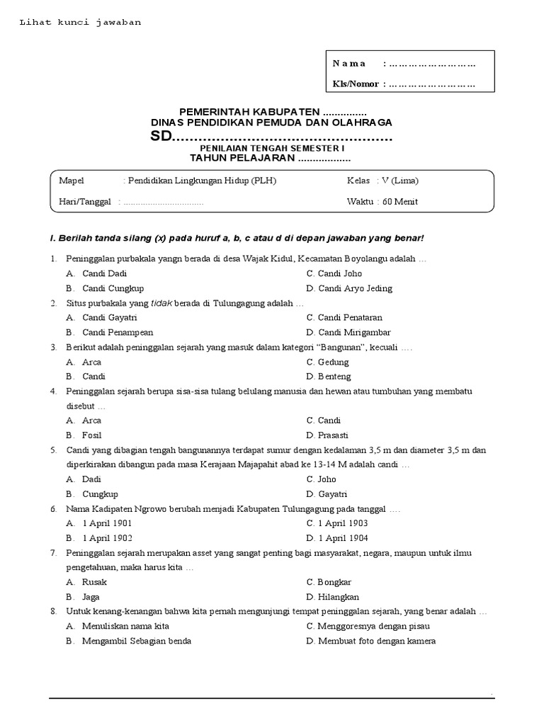 Naskah PLH-1 | PDF | Seni