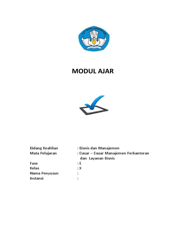 Modul Ajar SMK Peluang Usaha Di Bidang Manajemen Perkantoran Dan ...
