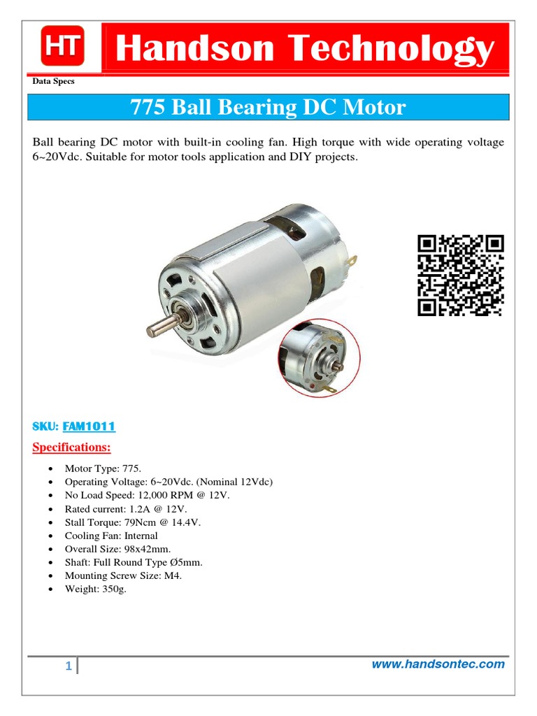 775 Motor | PDF