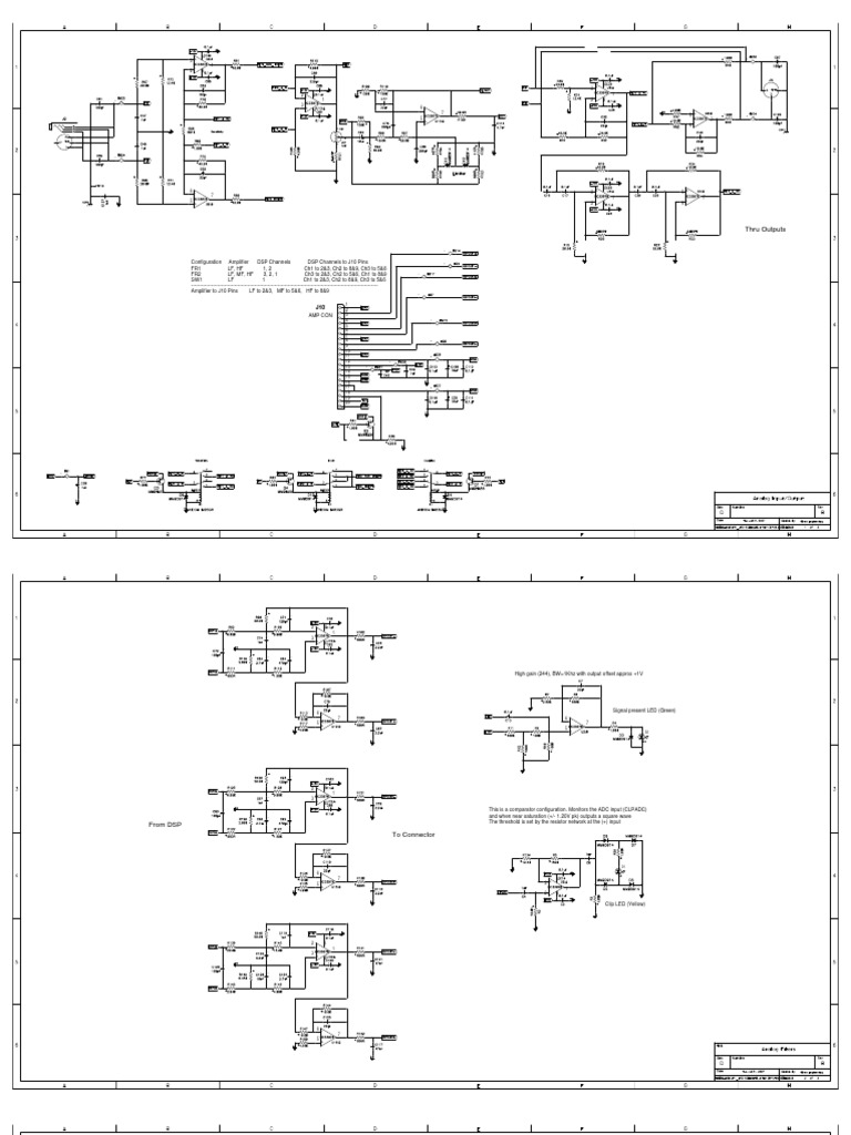 Amplifier Configuration and Schematic | PDF | Amplifier | Electrical ...