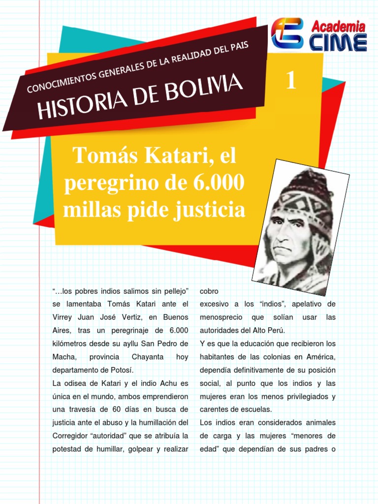 Tomas Katari | PDF | América del Sur