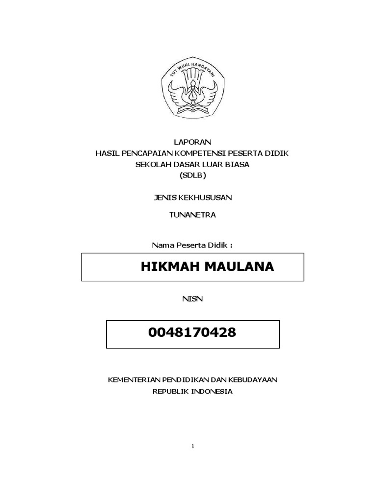 Rapot Hikmah SMT 2 2023 | PDF