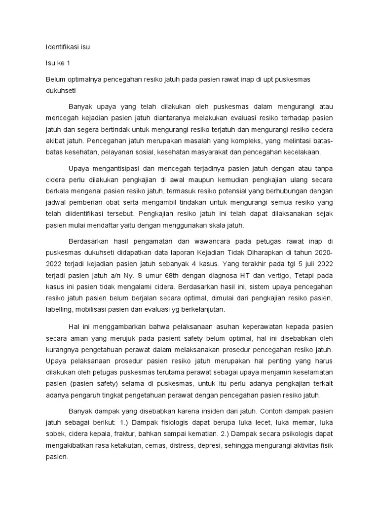 Identifikasi Isu Gofur | PDF