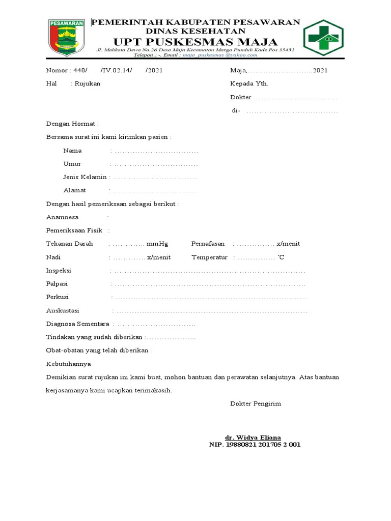 SURAT RUJUKAN Manual | PDF