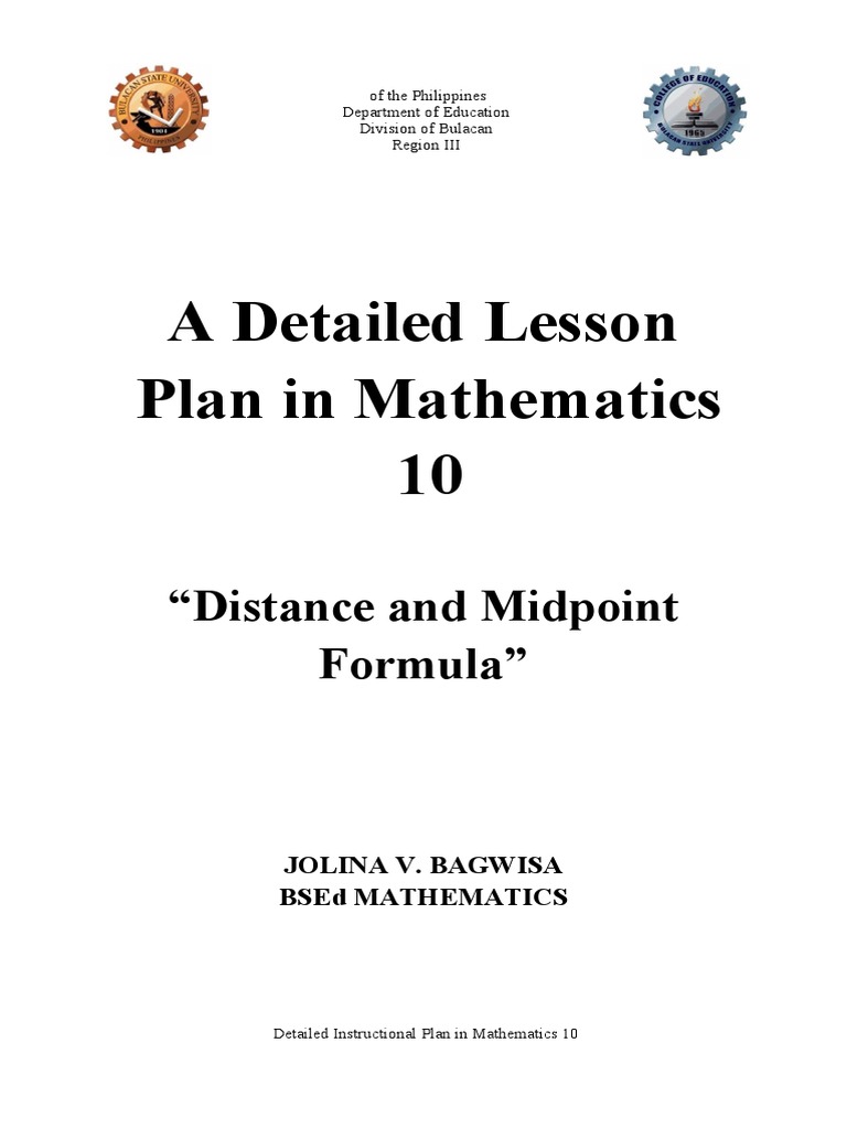 LP Distance Formula | PDF | Circle | Distance