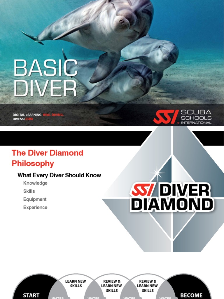 SSI Diver Diamond Training Guide | PDF | Scuba Diving | Underwater Diving