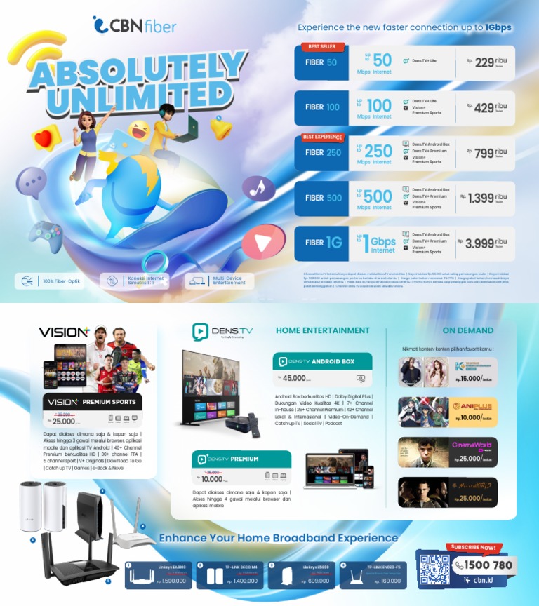 Paket Internet CBN Fiber 2025 | PDF