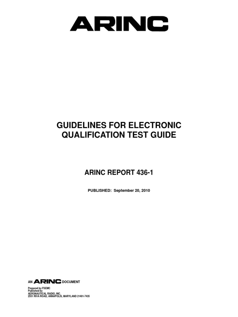 Arinc 436-1 | PDF | Hyperlink | Verification And Validation