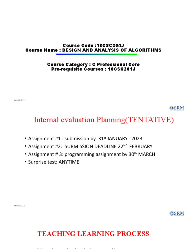 Unit 1 | PDF | Time Complexity | Algorithms