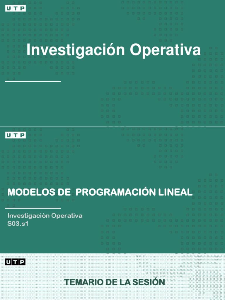S03.s1 - Modelos de Programacion Lineal - 855736578 | PDF S03.s1 - Modelos de Programacion Lineal - 855736578 | PDF