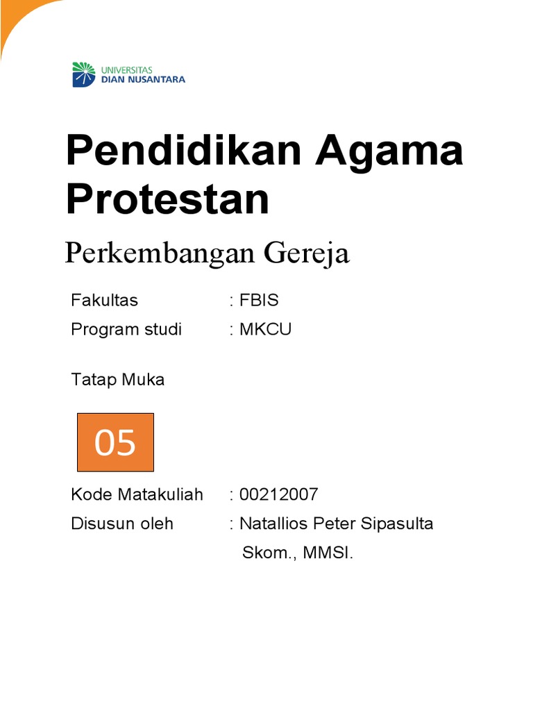 M5 Modul Perkembangan Gereja | PDF | Sains & Matematika | Agama & Spiritualitas