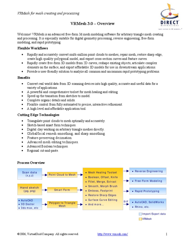 DDI VirtualGrid VRMesh | Download Free PDF | Shape | Area