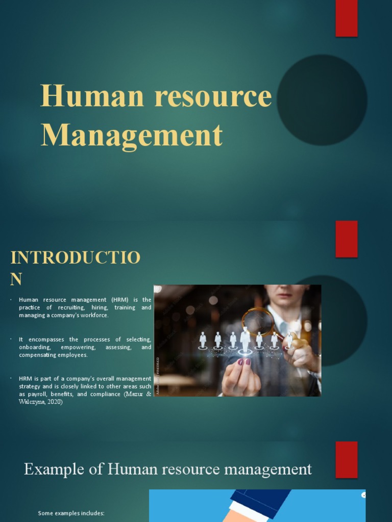HRM Presentation | PDF | Human Resource Management | Employee Retention