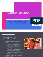 10-OSHS-Template - Child Labor Free Workplace Policy | PDF | Child ...