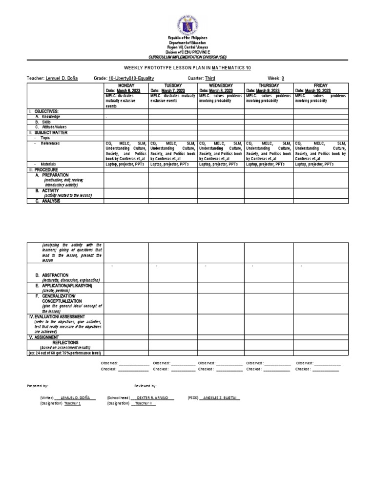 Math Q3 W8 | PDF