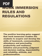 WORK IMMERSION RULES AND REGULATIONS From DEPED | PDF | Business