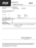 PhilHealth Member Data Record Form | PDF | Health Economics | Health Care