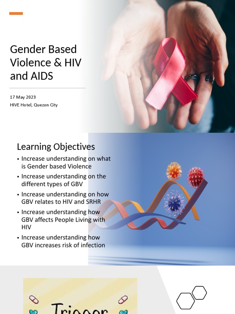 GBV and HIV From Doreen | PDF | Hiv/Aids | Gender Studies