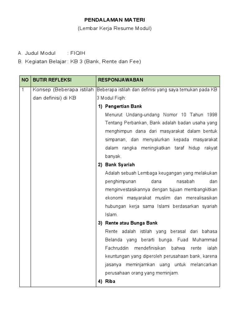 LK - Resume KB 3 Modul 3 | PDF