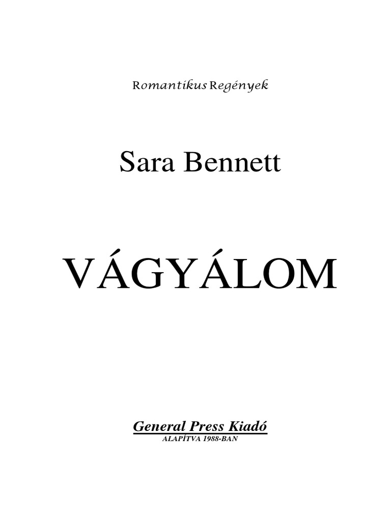 General Press Kiadó ALAPÍTVA 1988-BAN | PDF