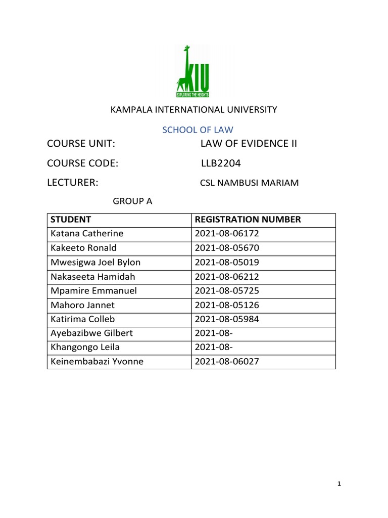 Understanding Documentary Evidence Law | PDF | Evidence | Signature
