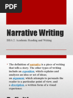 Narrative vs Descriptive Writing Explained | PDF
