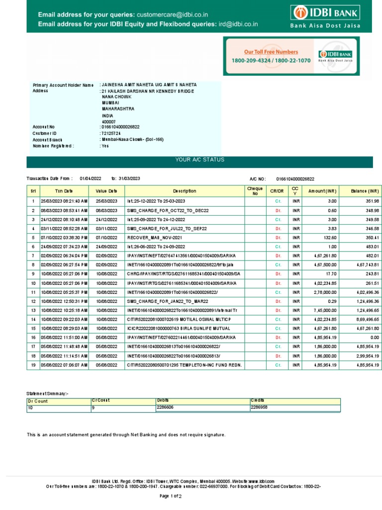 Op Transaction History UX524!07!2023 | PDF | Payments | Banking