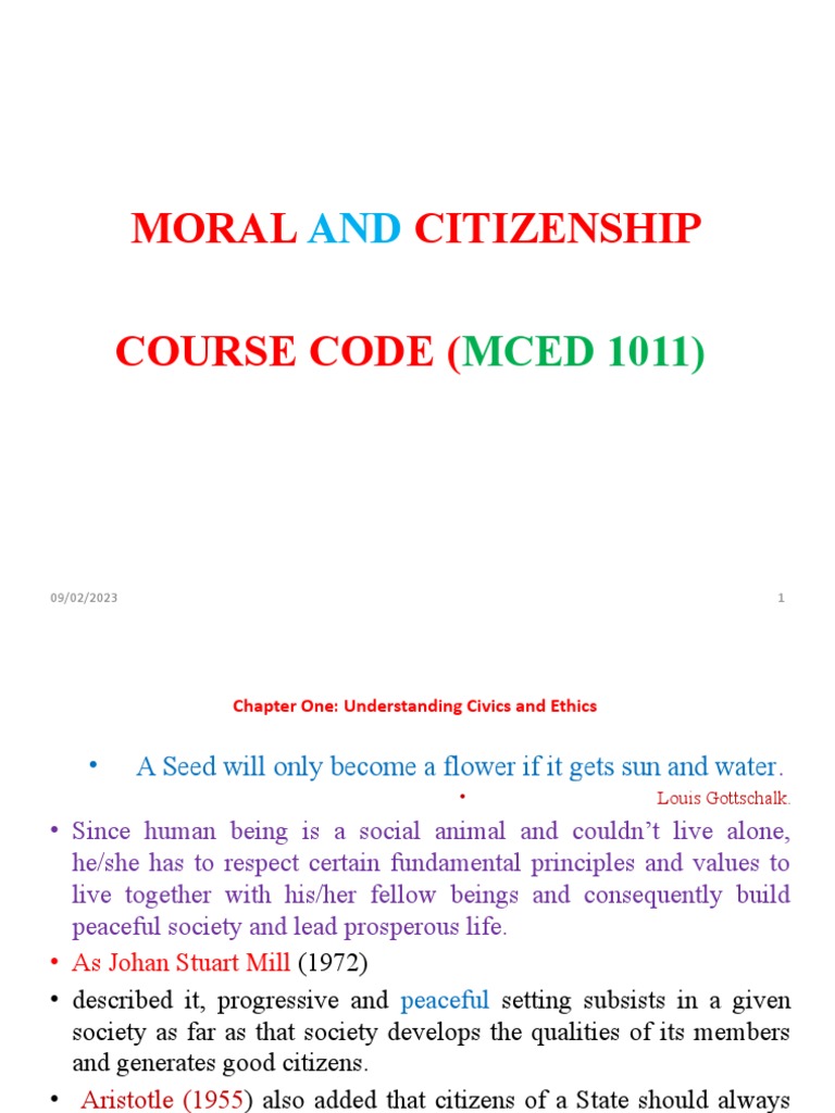 Civics and Ethics: Building Good Citizens | PDF | Utilitarianism | Morality