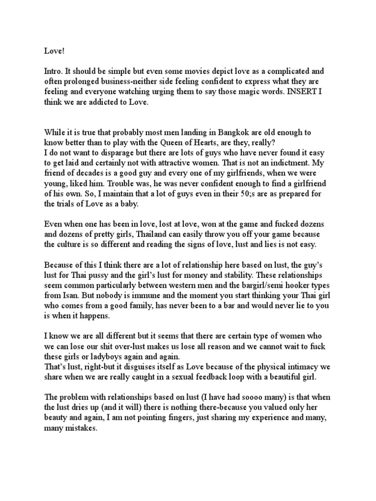 Love | PDF | Love | Lust