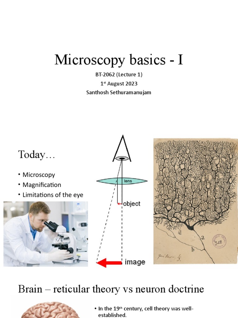 1 Microscopy Basics | PDF | Optics | Electromagnetic Radiation