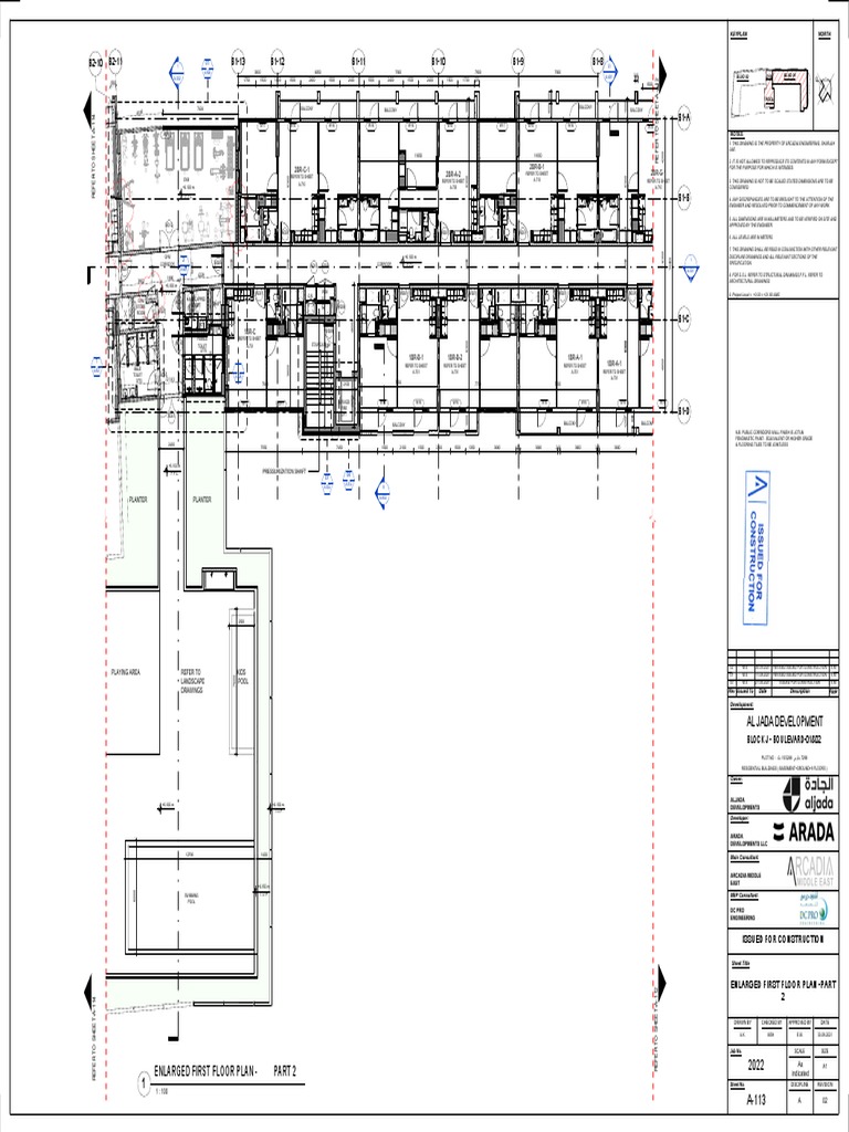 A-113 - Enlarged First Floor Plan - Part 2 | PDF