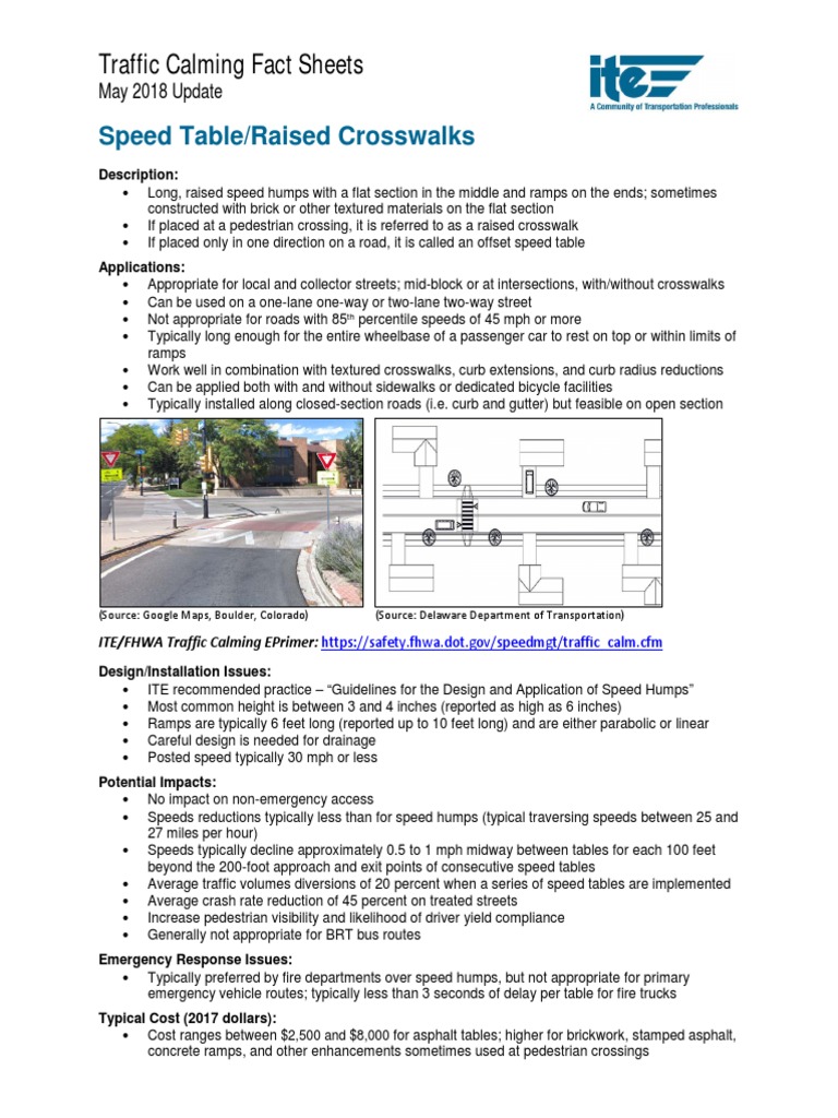 Traffic Calming Strategies Overview | PDF | Traffic | Cycling ...
