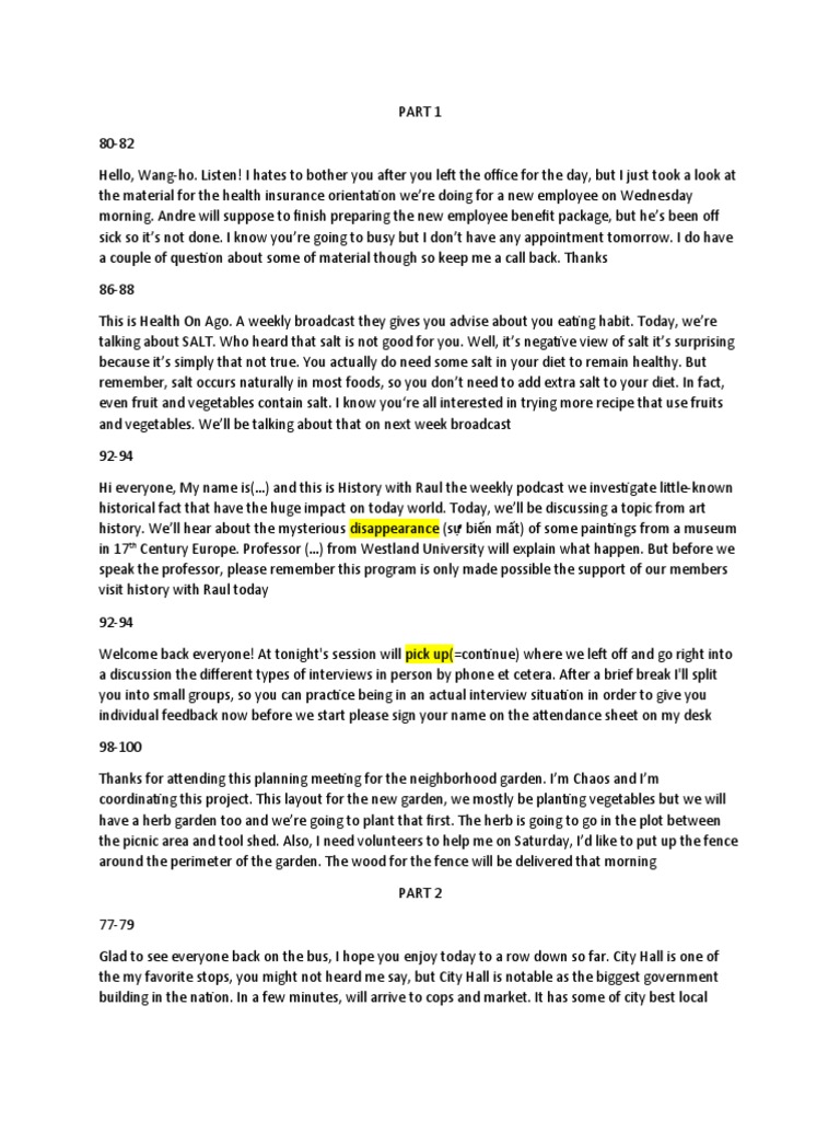 B105 - TRANSCRIPT - BU I 9 - Dang Do Tuan Kiet | PDF