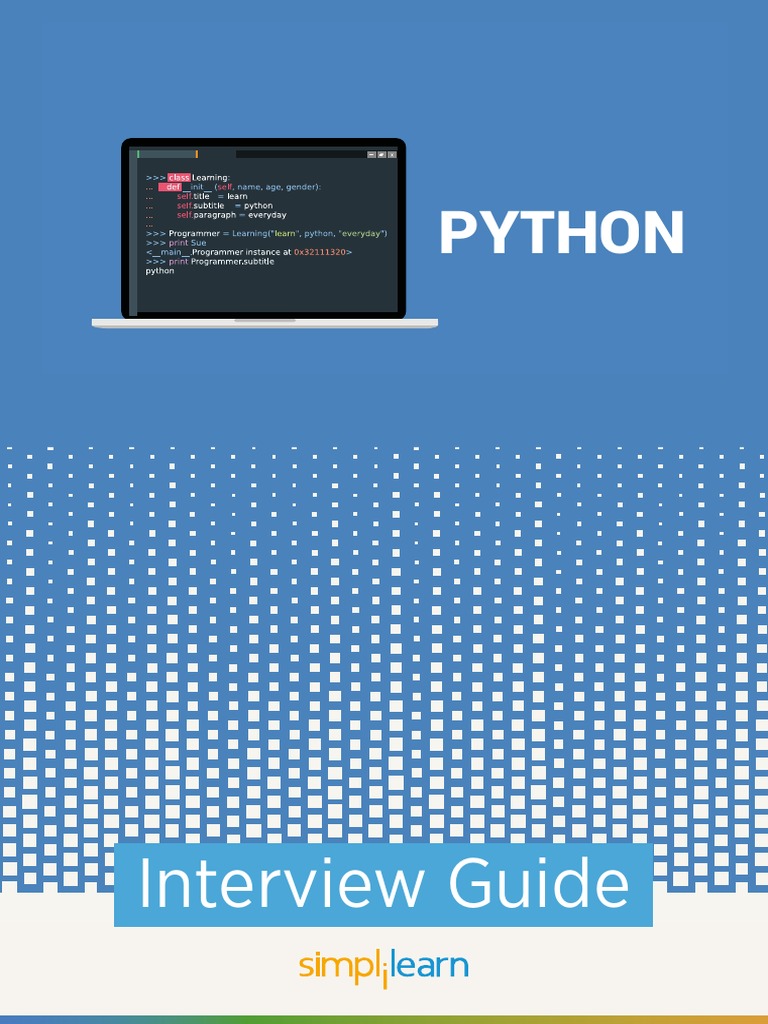 Ebook Python Interview Guide | PDF | Object Oriented Programming ...