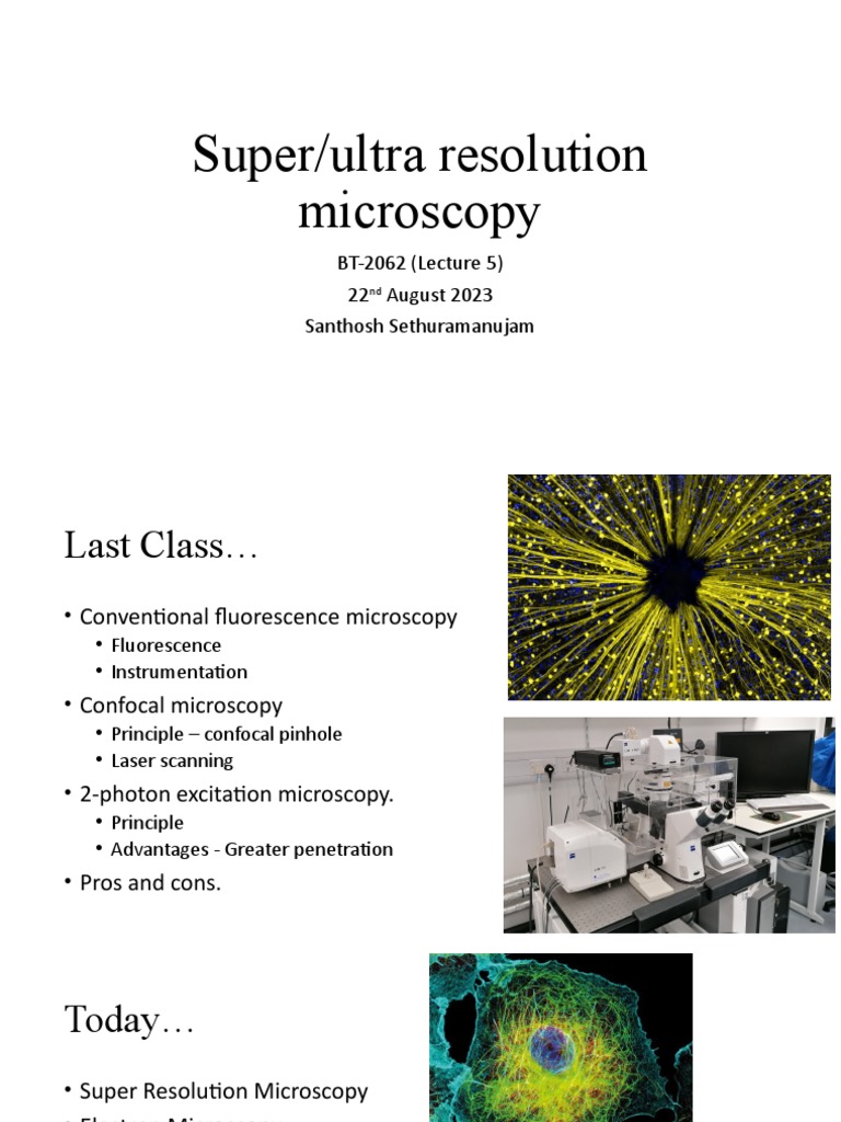 5-High Resolution Micros | PDF | Microscope | Microscopy