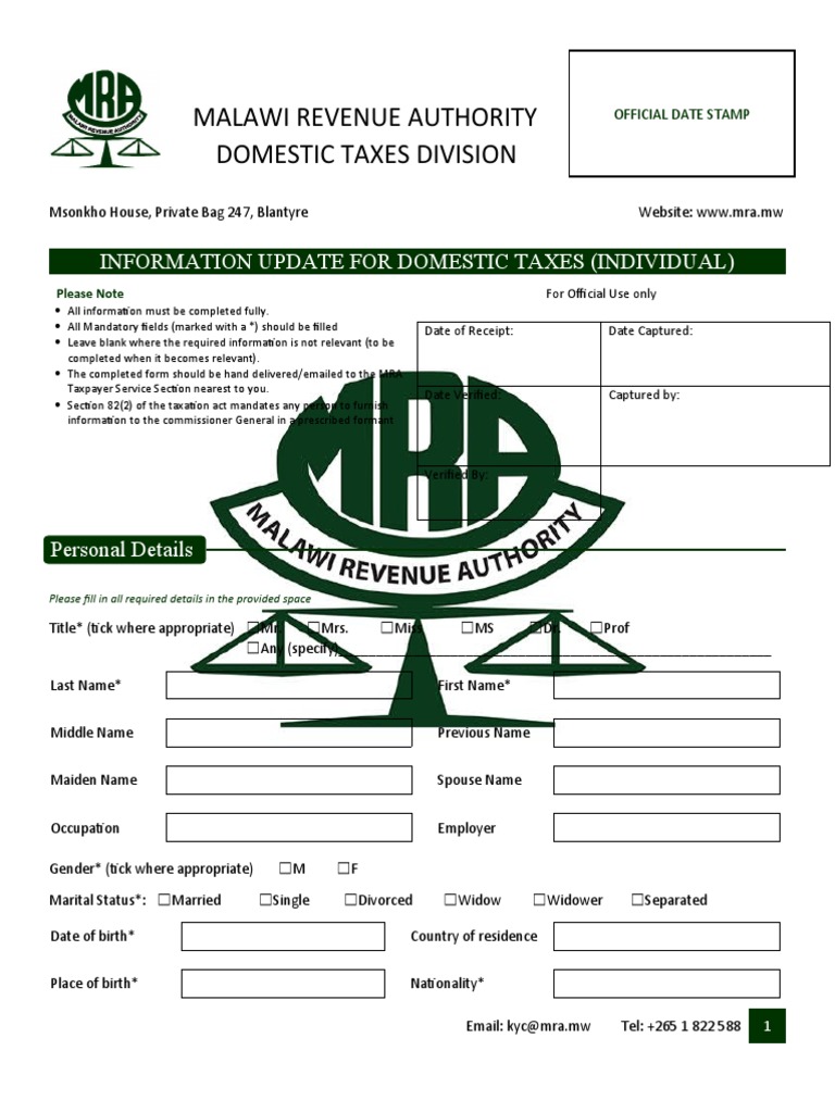 New Individual KYC Form | PDF | Taxes | Identity Document